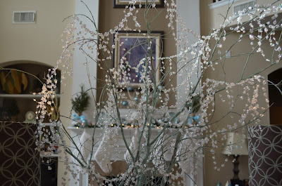 [Decor]ography: Burlap, Bling and Blue - Our Naturally Modern Christmas
