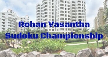 1st Rohan Vasantha Sudoku Championship