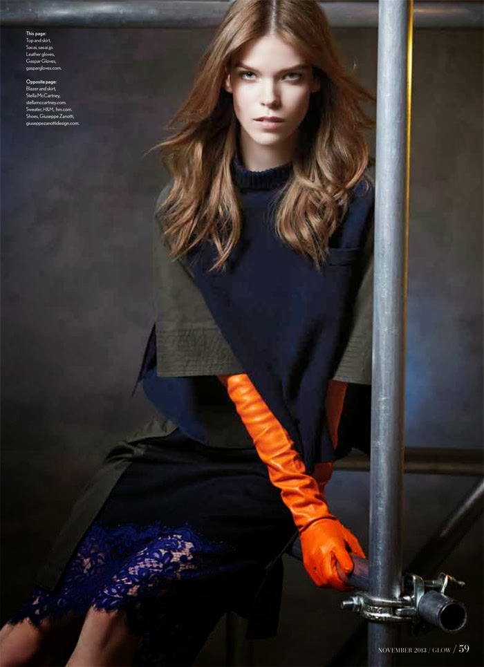 Meghan Collison Magazine Photoshoot For Glow Magazine Canada Magazine ...
