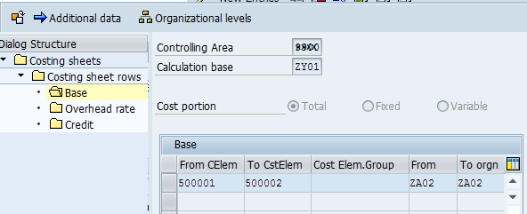SAP FICO Central: Basics of Standard Costing - Understanding overhead ...
