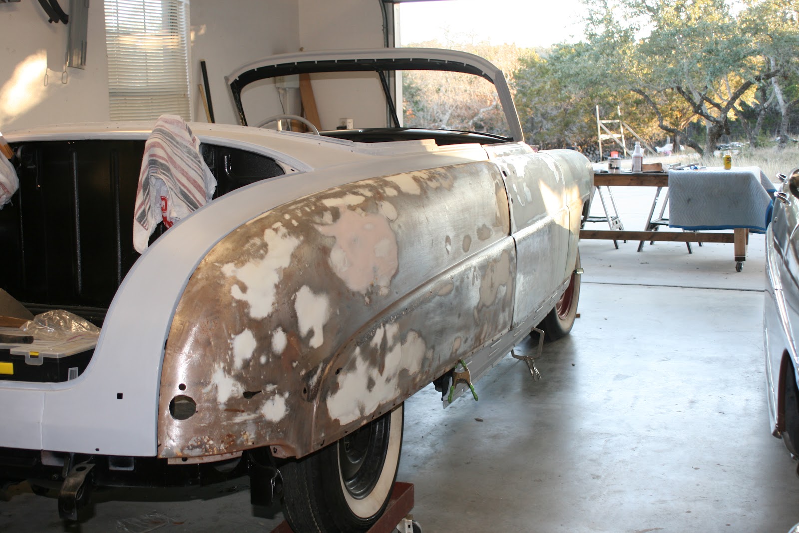 Russell and Vicki's '52 Hudson Hornet Convertible Restoration