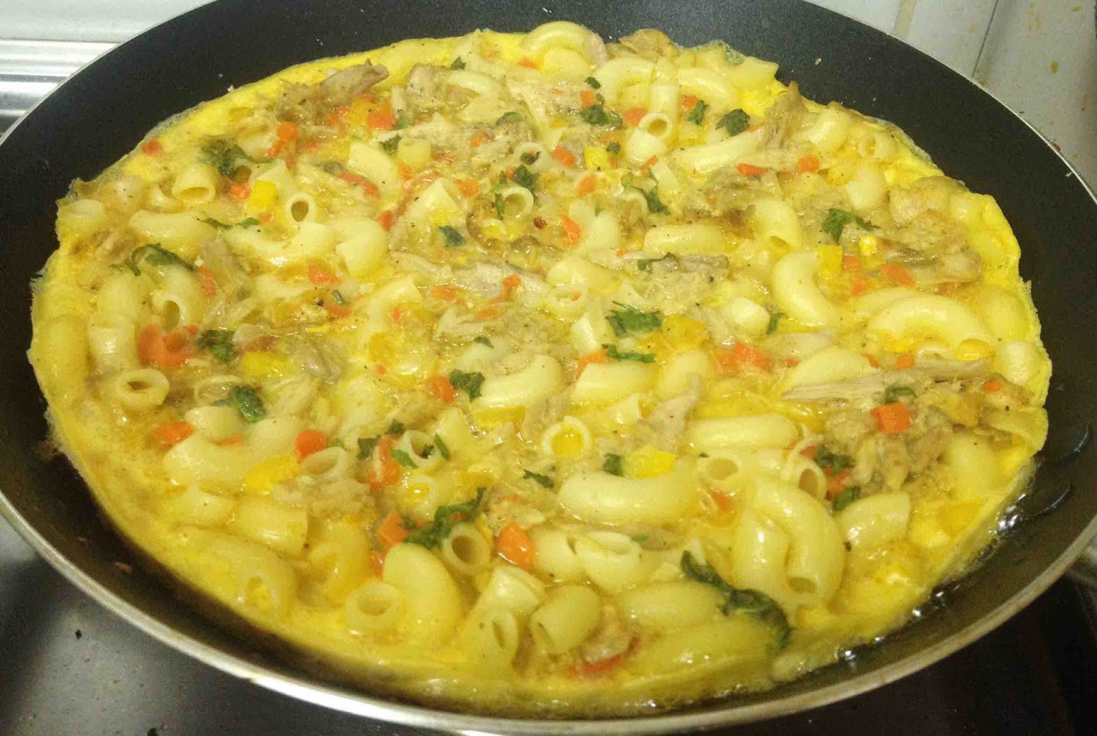 MACARONI RECIPE - CHICKEN MACARONI CAKE / MACARONI POLA