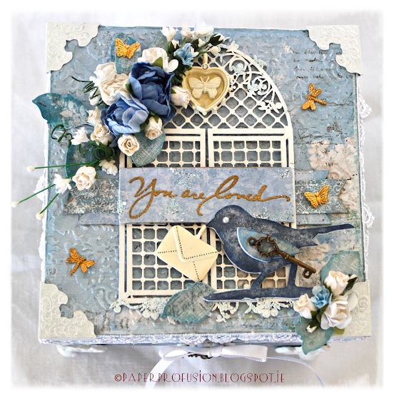 Paper Profusion: Blues in Bloom