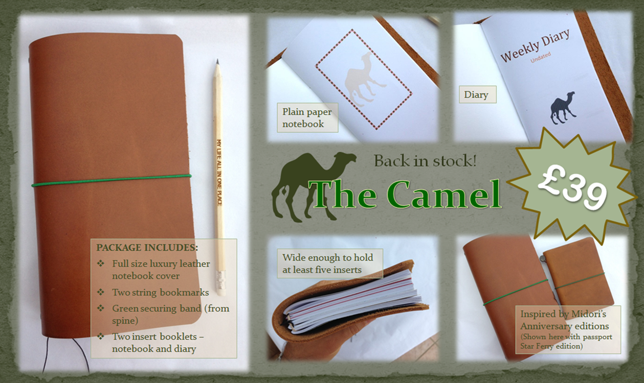 My Life All in One Place: Own your own Camel Traveller's Notebook