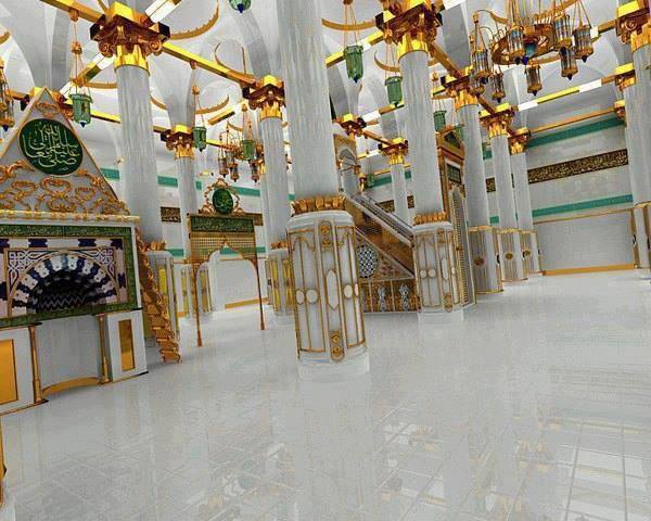 Islam Miracles: Inside view of Masjid e Nabwi in Madina