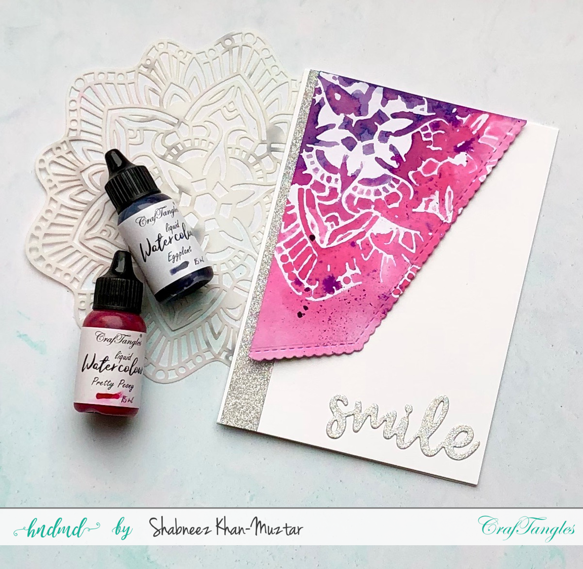 Happy Hijaabi's Papercraft Creations: How To Use Stencils with Liquid ...
