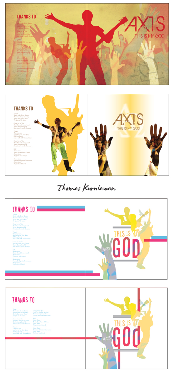 Thomas Kurniawan's Portfolio: Design Cover CD BAND "AXIS"