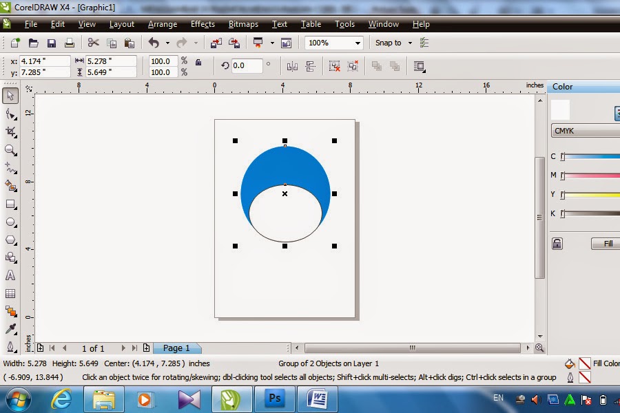 Maksum Blog: MENGGAMBAR DORAEMON MENGGUNAKAN COREL DRAW