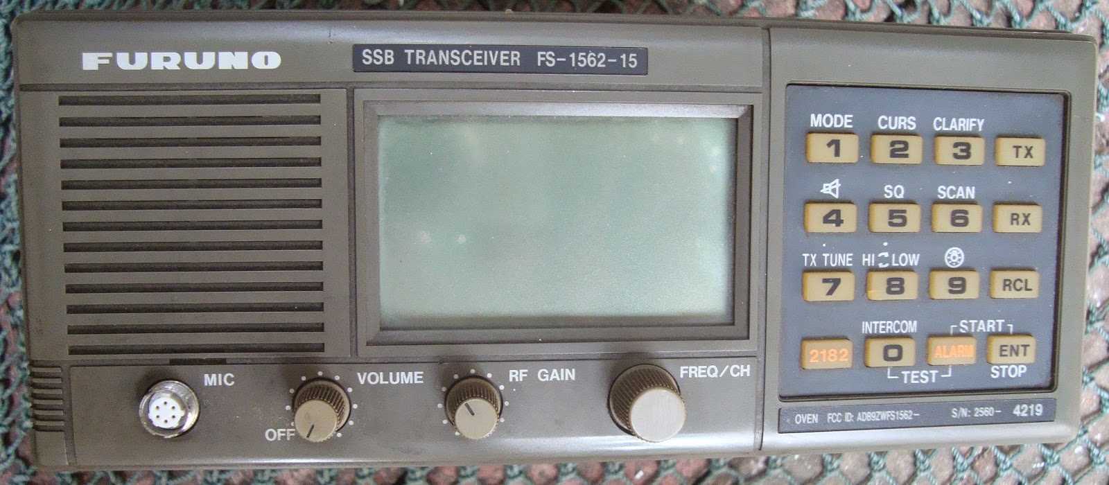 RADIO SELLER: Furuno FS 1562-15 HF Professional Transceiver (SOLD)