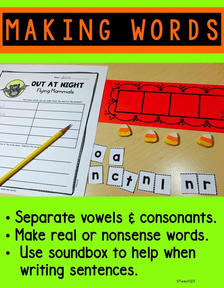 Patterns, Word Chunks, Making Words, and More! | Teach123