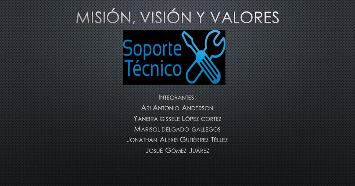 Mision, Vision y Valores