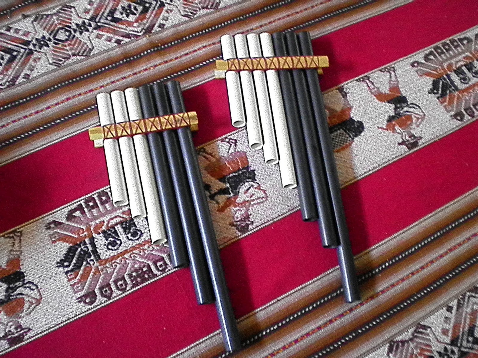 Soplar y hacer sikuris: Sikus de PVC