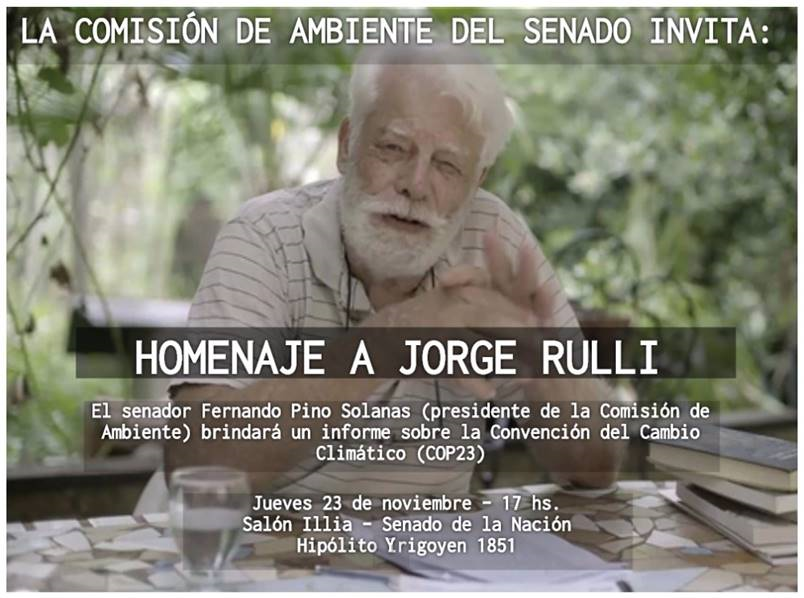 ASOCIACION ECOLOGISTA RIO MOCORETA: HOMENAJE A JORGE RULLI