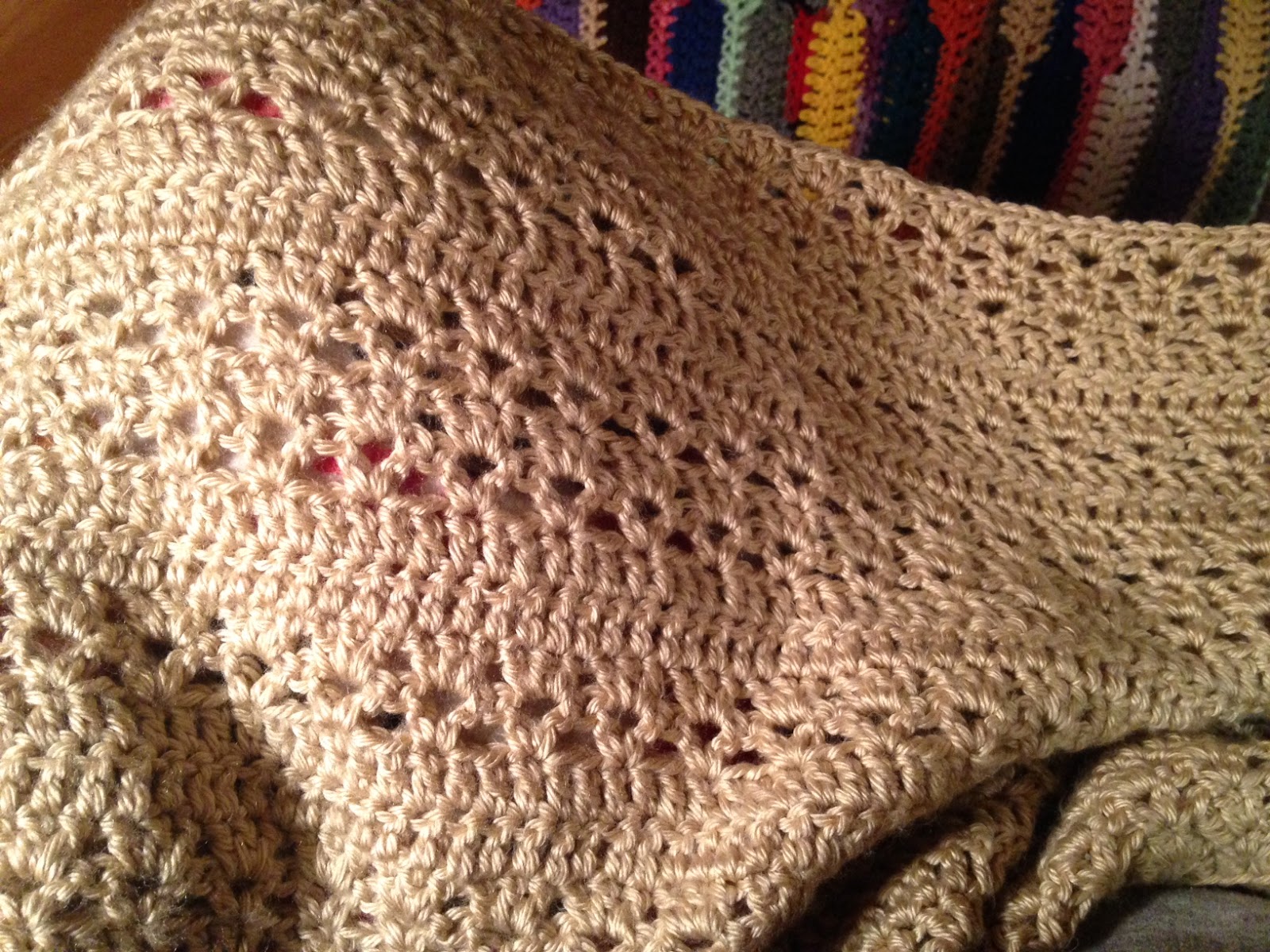 Amy's Passions: Country Cozy afghan progress [Crochet]