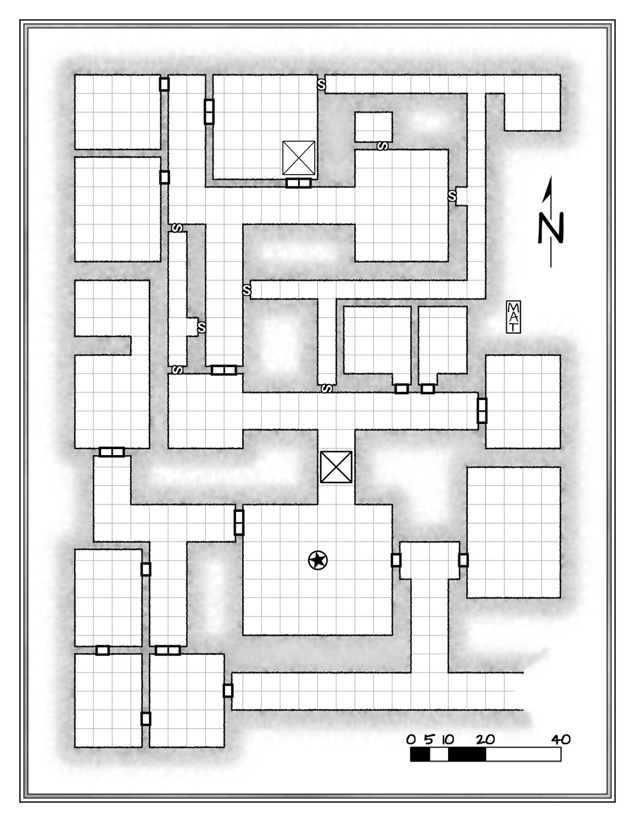 Random Diversions: A Dungeon Map