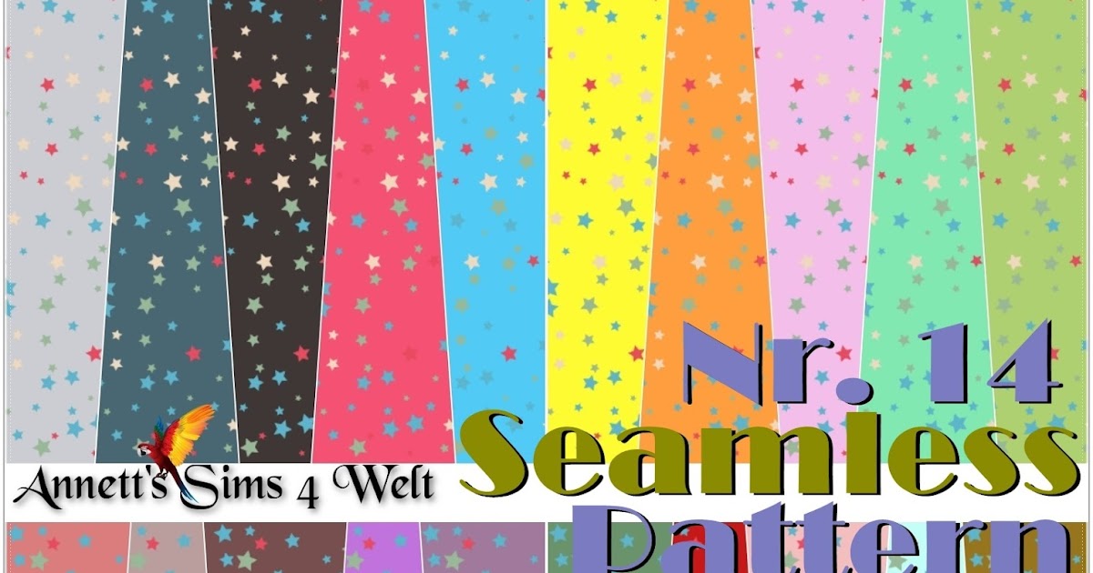 Annett's Sims 4 Welt: Seamless Pattern - Nr. 14