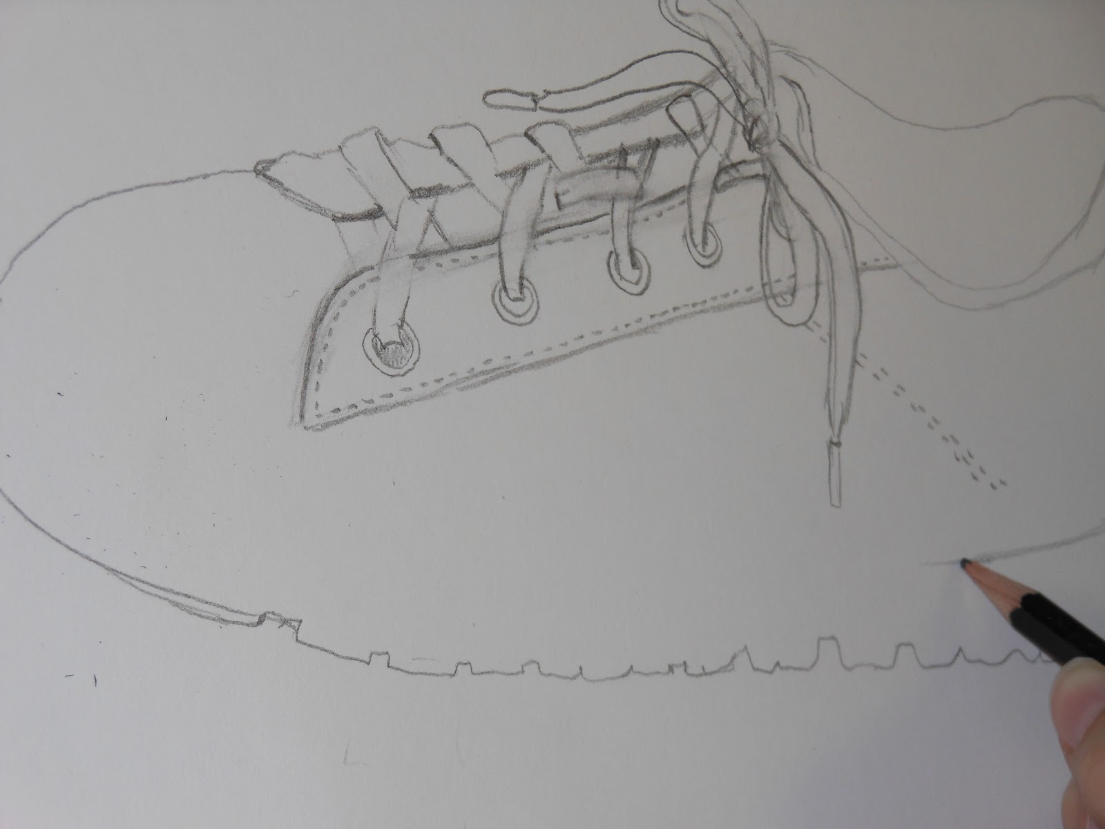 Art to Go: Shoe Contour Line Drawings