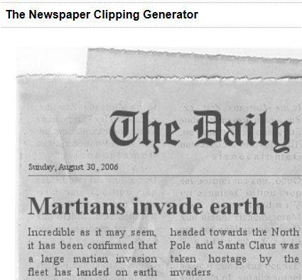 TECH KNOWLEDGE Y TIP … from a Cybrarian: FODEY - The Newspaper Clipping ...