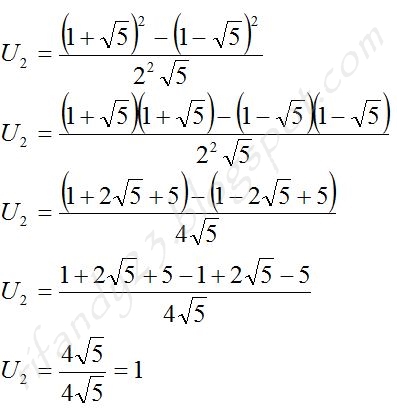 Pembuktian Rumus Suku Ke - n Barisan Fibonacci (Metode Induksi ...