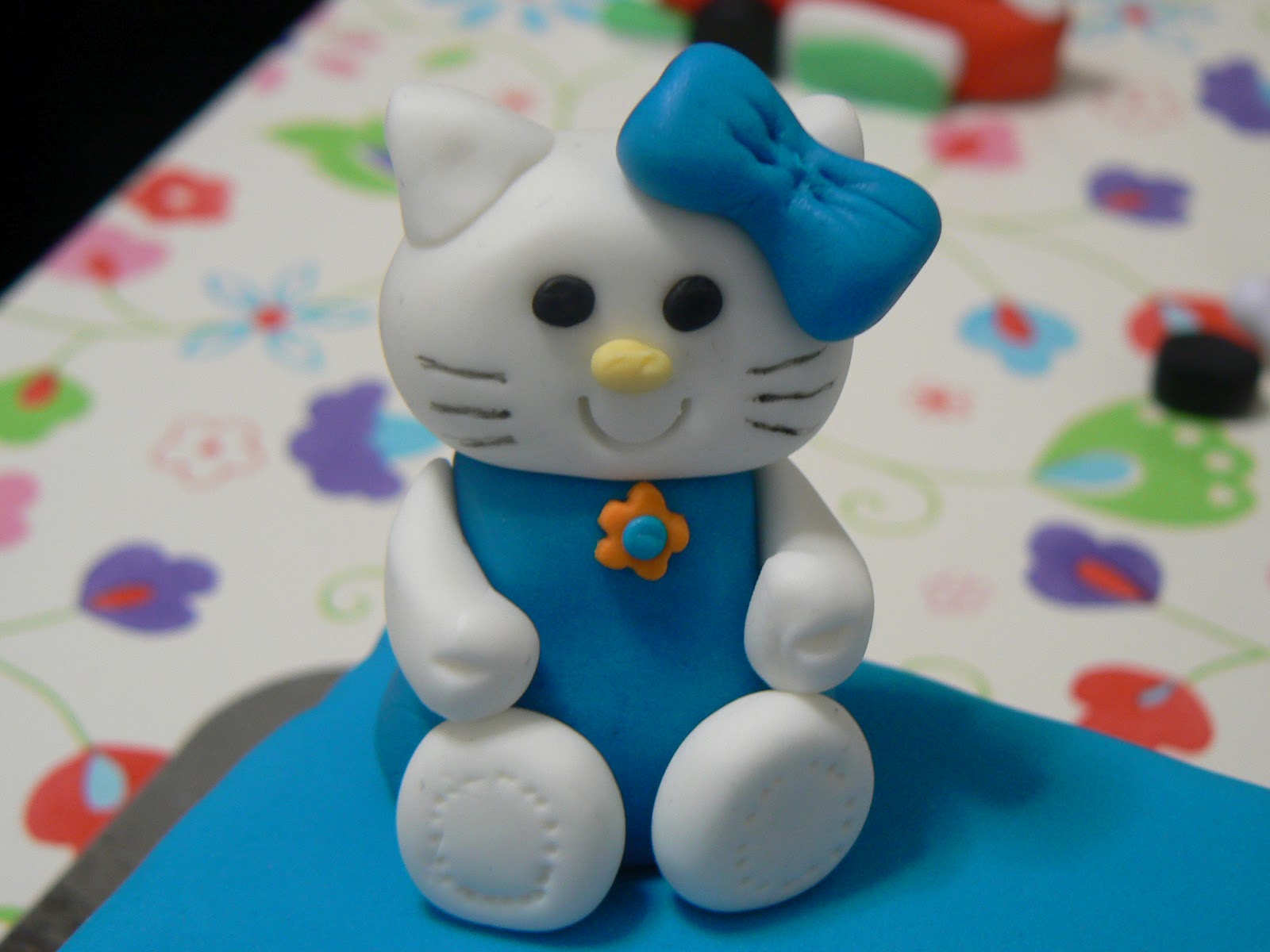 Azúcar y Duendes: Hello Kitty azul