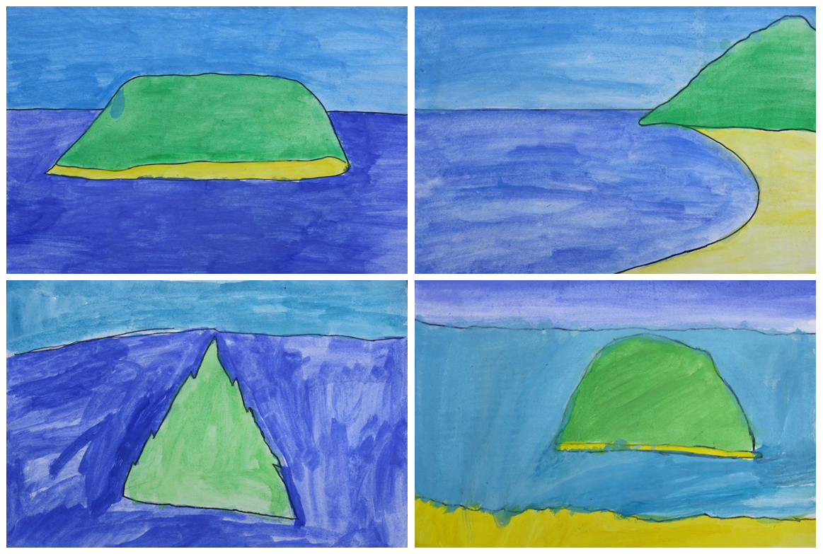 Art With Mr Hall: Reduced Abstract Landscapes