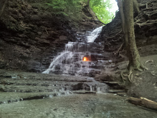 WNY Great Outdoors: The Eternal Flame Natural Gas Lit Waterfall ...