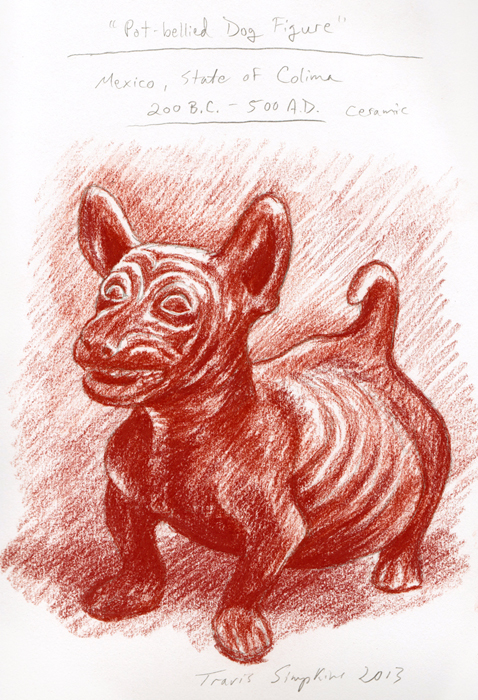 Worcester Art Museum: Sketches by Travis Simpkins: Pre-Columbian "Pot ...