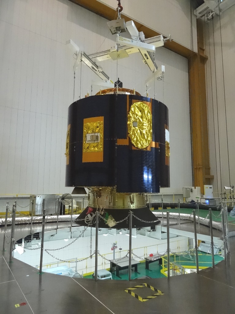 MSG-4 Launch Campaign: (C30) L-7 MSG-4 mated on the Launcher