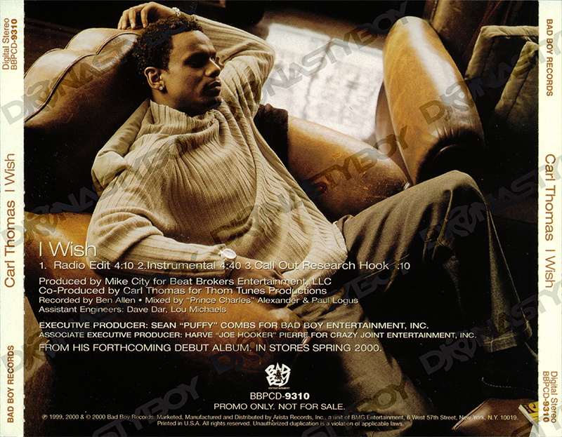 Promo, Import, Retail CD Singles & Albums: Carl Thomas - I Wish ...