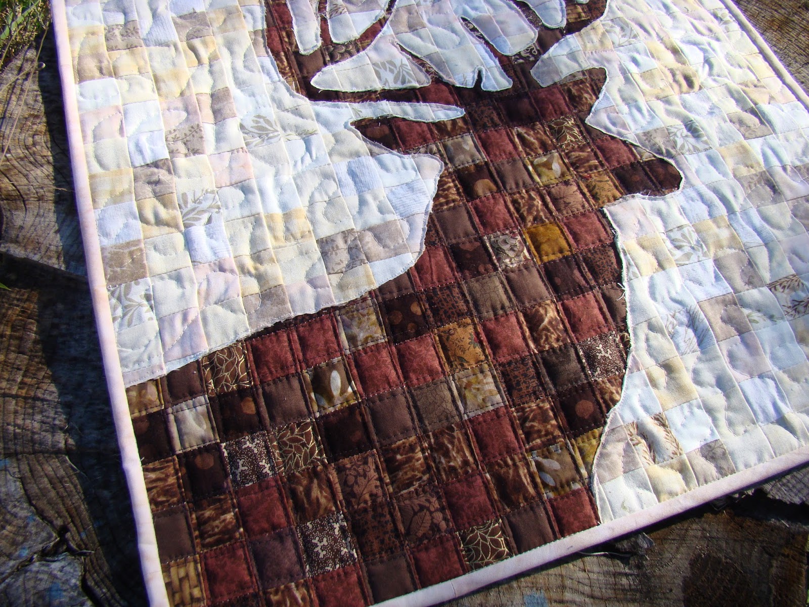 Slice of Pi Quilts: Deer Quilt