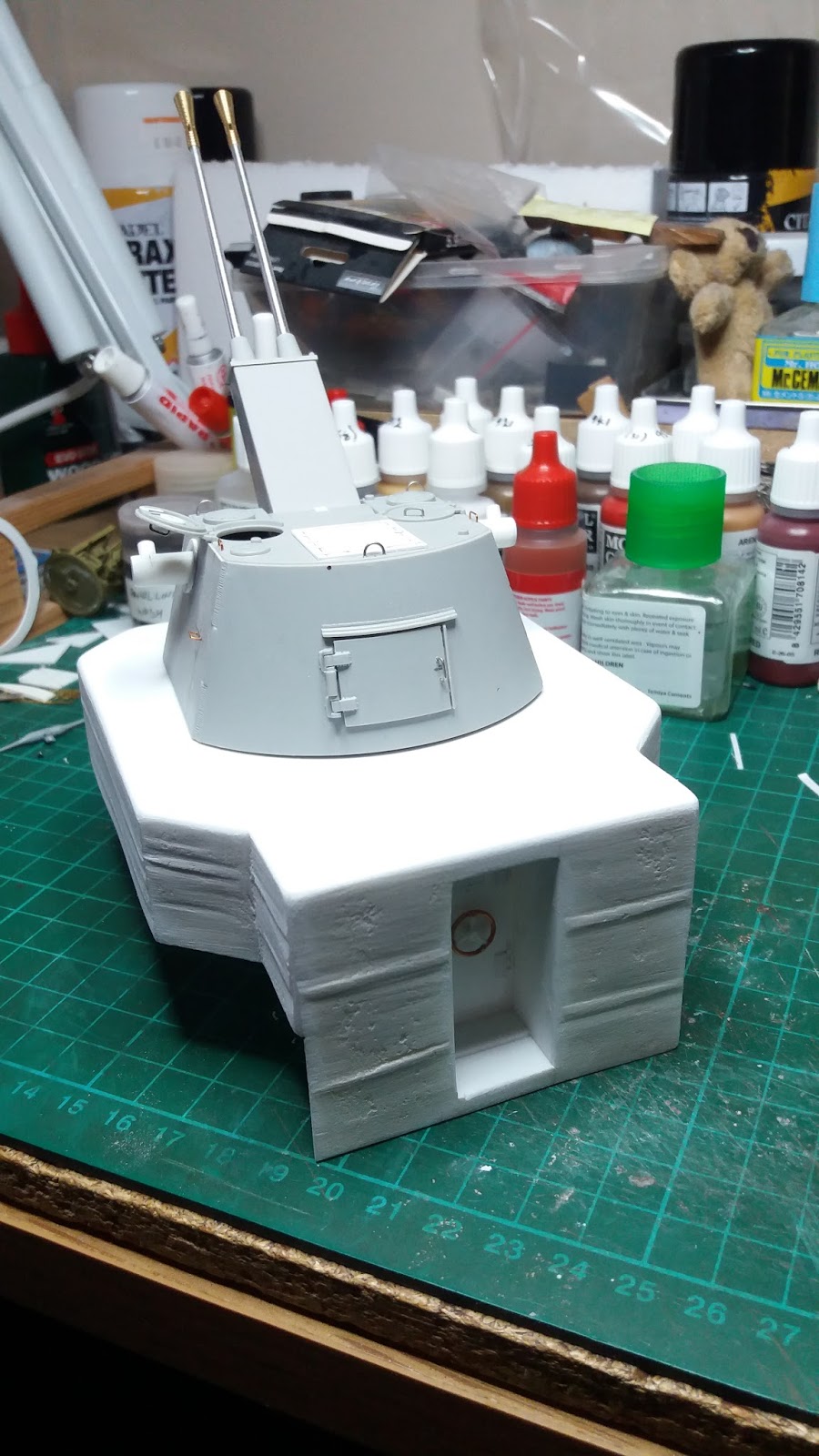 Andy King's Model Blog: 1946 Flak bunker