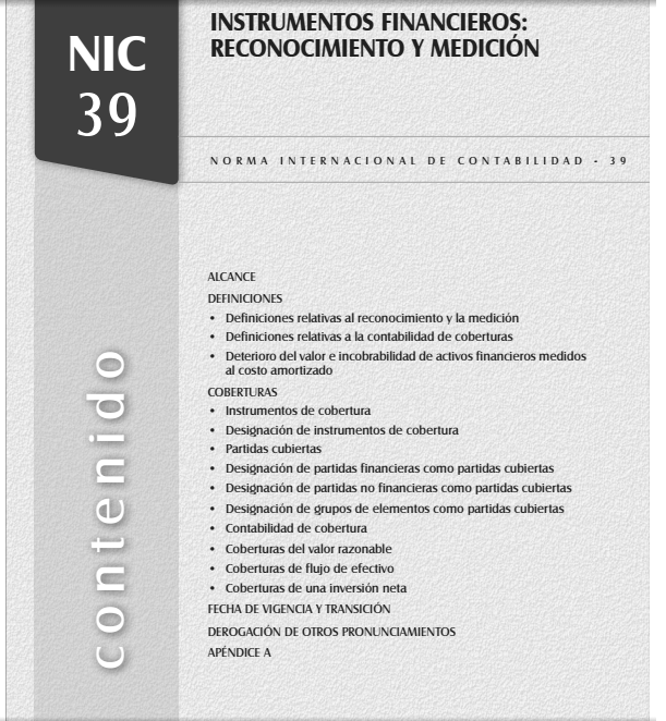 ACTUALIDAD EMPRESARIAL CONTABLE: NIC 39 - CASOS PRÁCTICOS