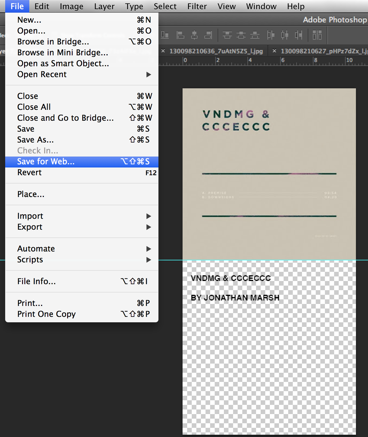 DESIGN PRACTICE: Production of website - Roll over images.