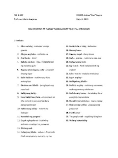 halimbawa ng idyoma - philippin news collections