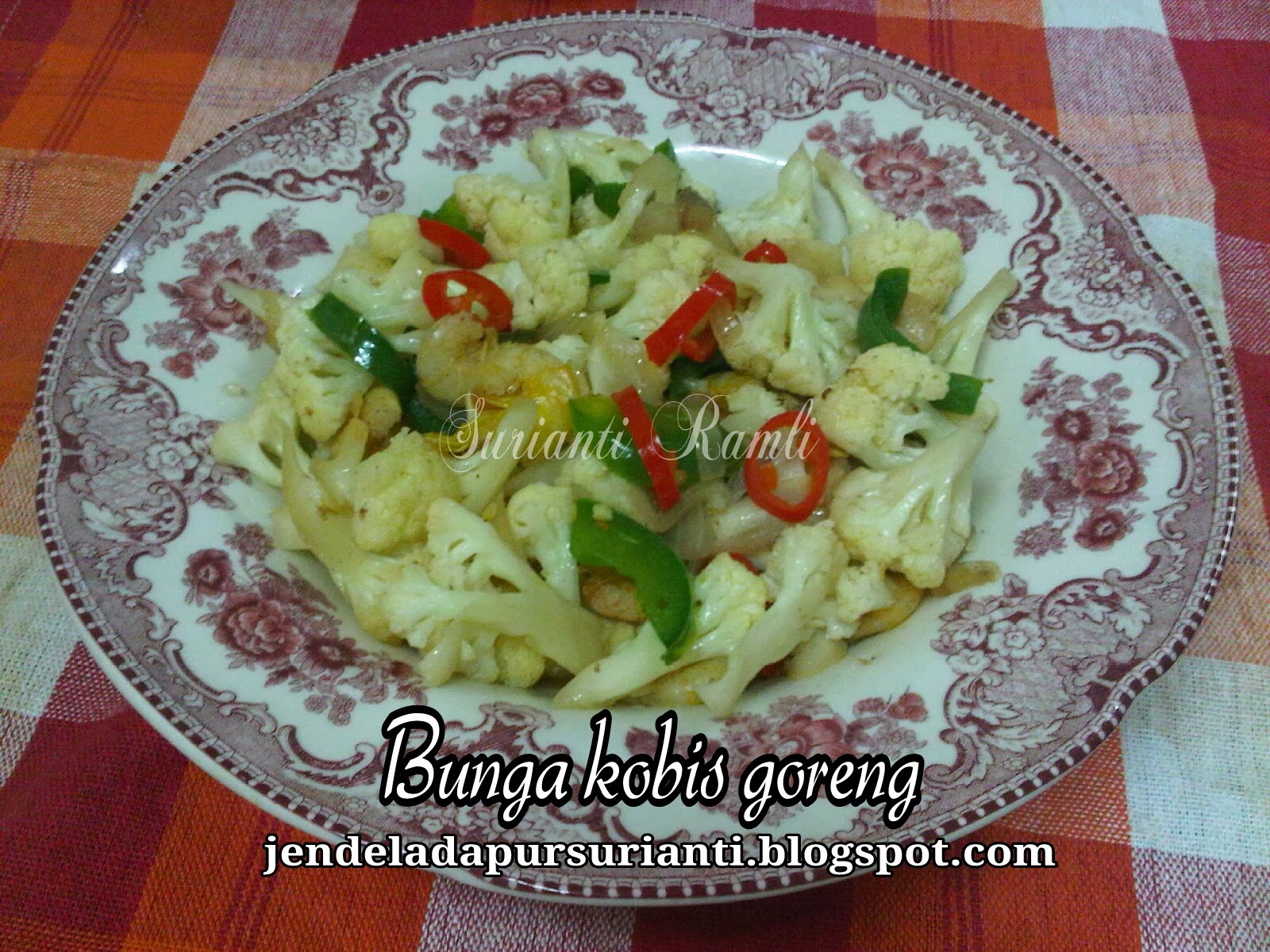 Jom masak: Sayur bunga kobis goreng