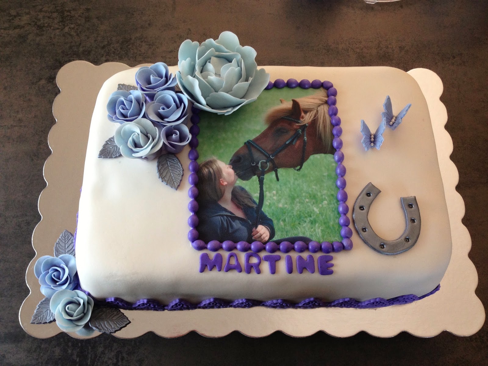 Marlenes kaker og design: Kaker med spiselig bilde