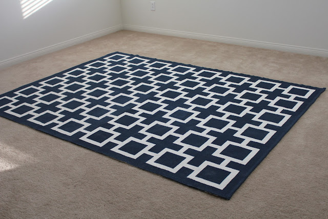 Oh Sweet Escape: DIY Painted Geometric Ikea Erslev Rug