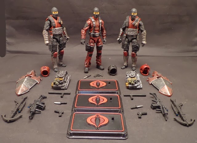 Stronox Custom Figures: GI Joe Cobra Rage and Alley Viper Crew