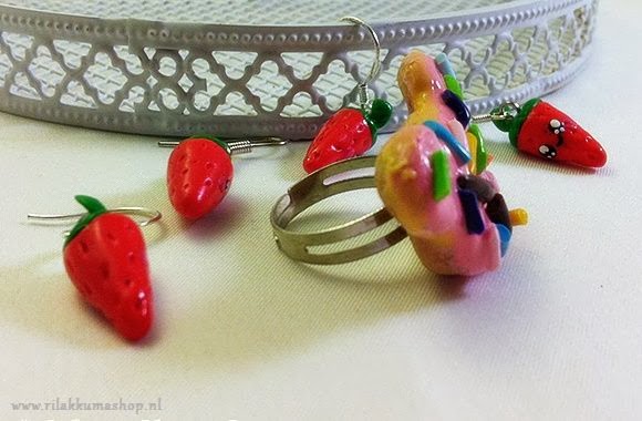 RilakkumaShop.nl: Kawaii cute Rilakkuma Donut Squishy rings