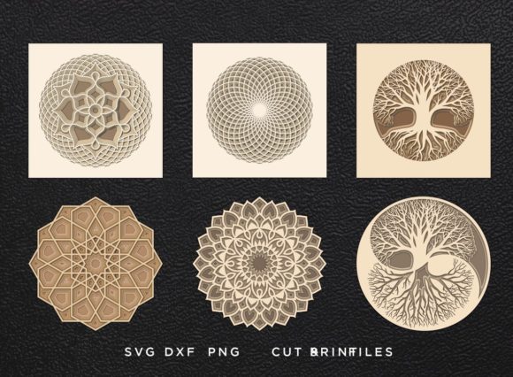 Mandalas Cut Files Bundle - Free Graphics | Free SVG Cutting Files