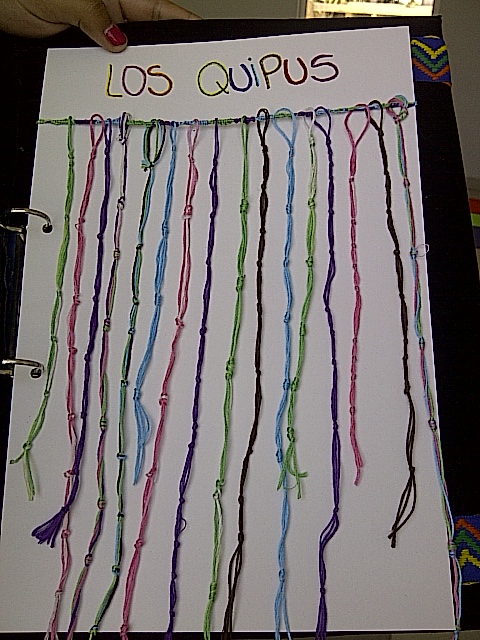 De Primero a Quinto: Preciosos modelos de Quipu realizados por los ...