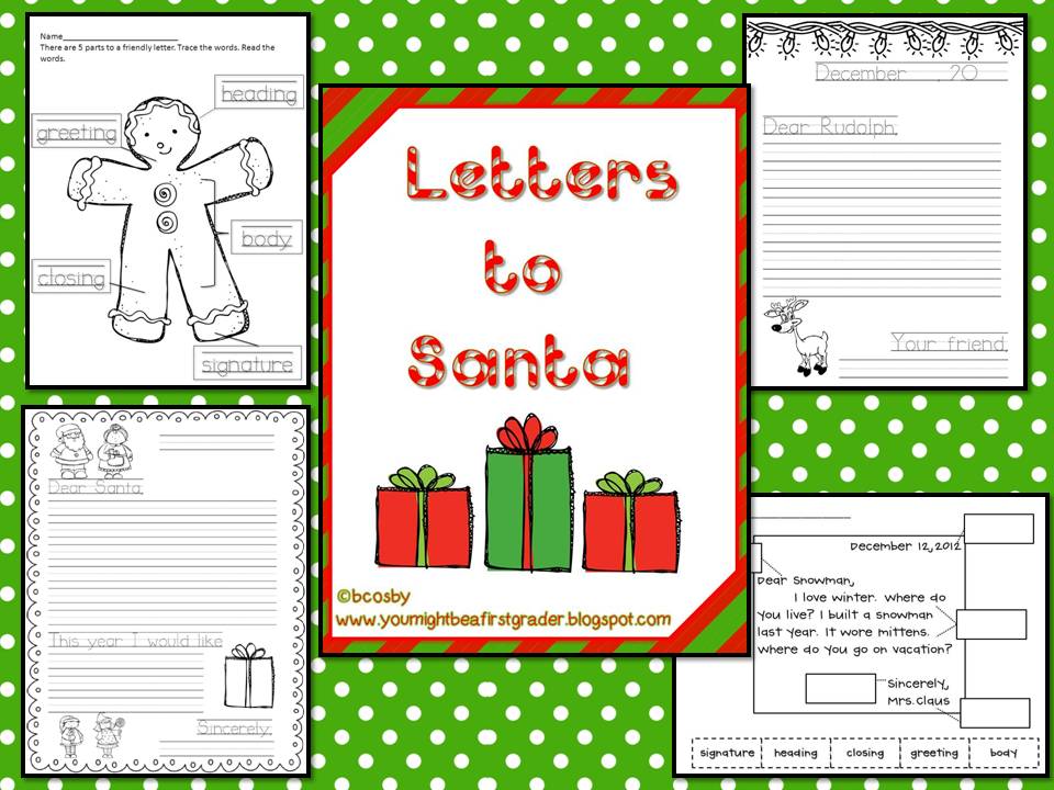 Classroom Freebies Too: Dear Santa,