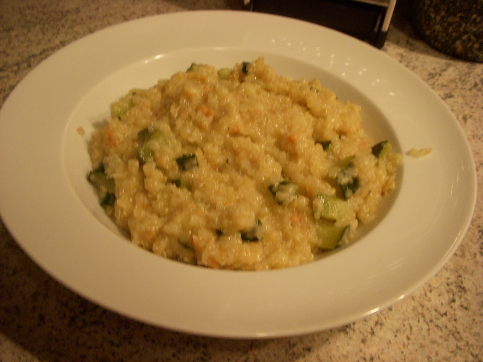 The story: Tasty Tuesday - Quinoa Risotto with Zucchini and Salmon