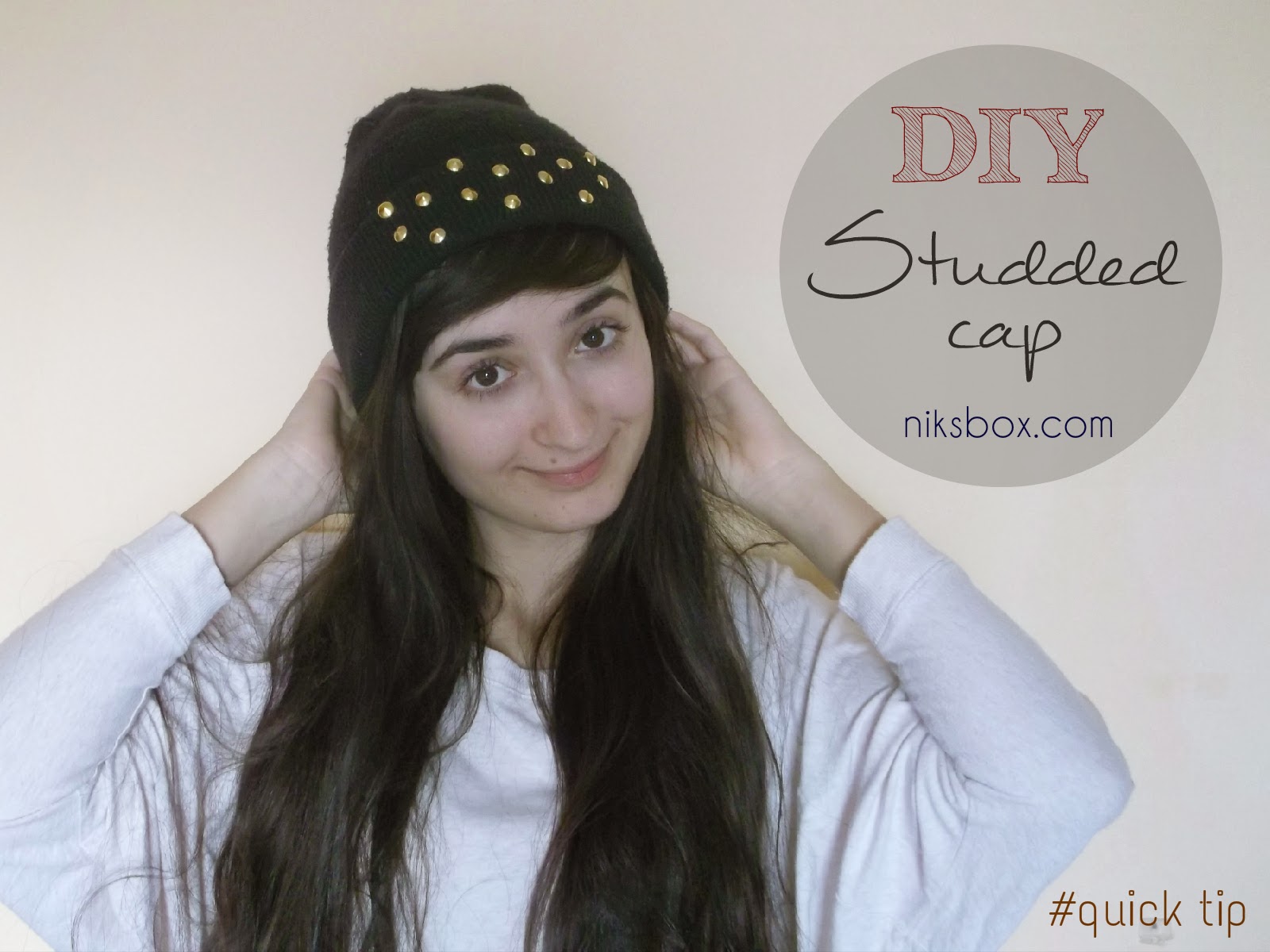 DIY Studded cap | Szegecses sapka | Nik's Box