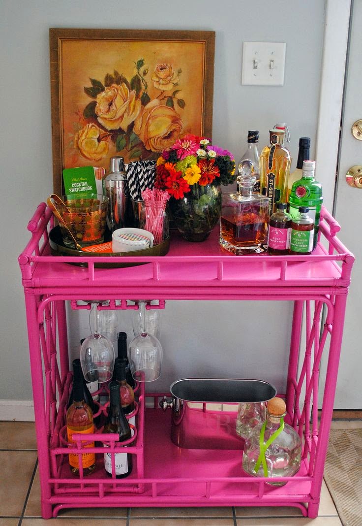 the pink clutch ...: Hump Day Eats & Drinks ... #barcarts