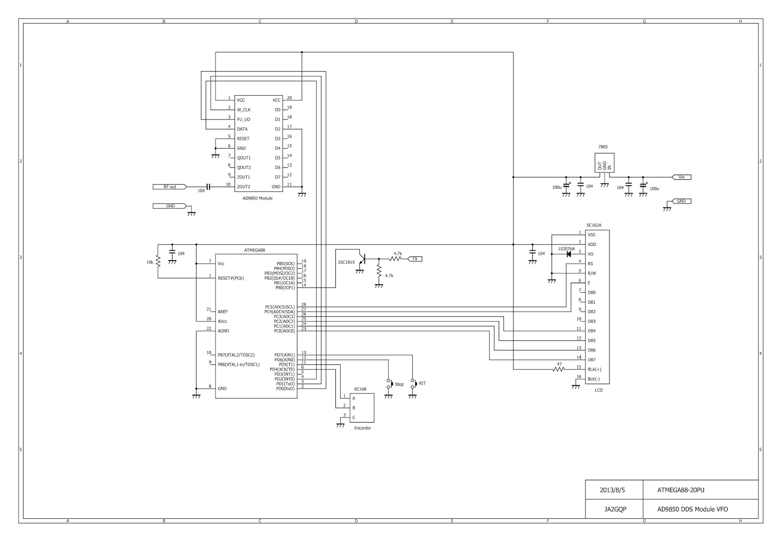 JA2GQP’s Blog: AD9850 DDS VFO BASCOM source program