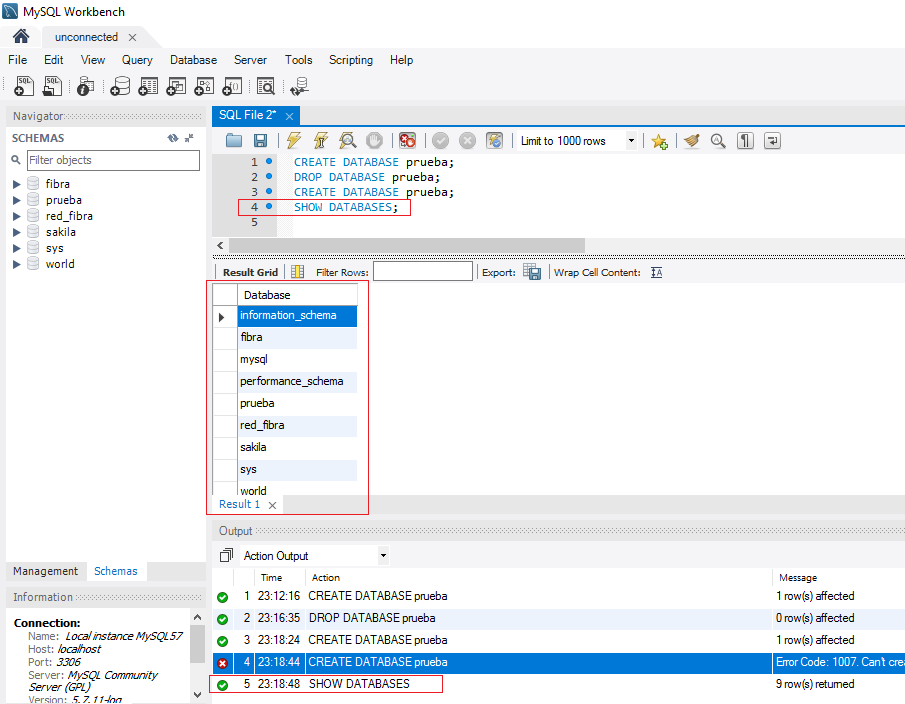 PYTHON: Ejemplos prácticos: COMANDOS BÁSICOS MYSQL PARA PYTHON