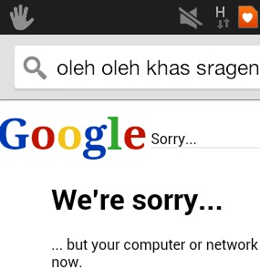 [Share] SOLUSI AMPUH GOOGLE WE'RE SORRY...PADA PC DAN ANDROID | Lu Sih Kas