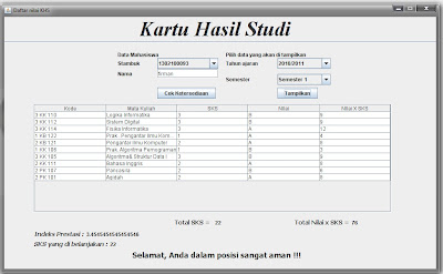 CRUD Data Mahasiswa | java | Cyberprotol Indonesia