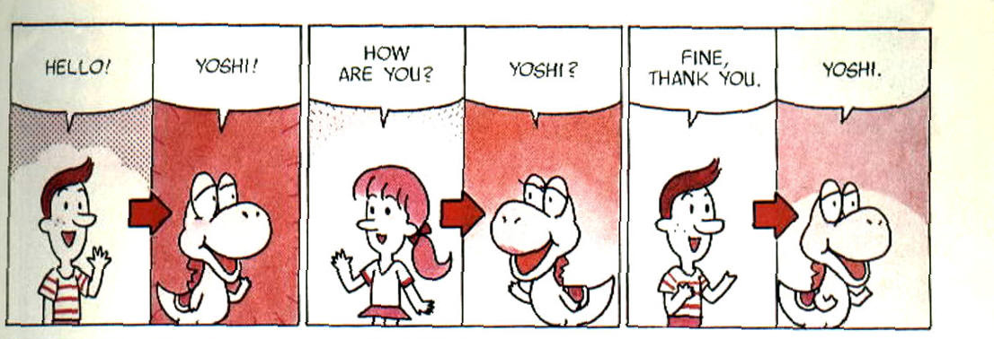 The perfect dodge: Yoshi Language Series
